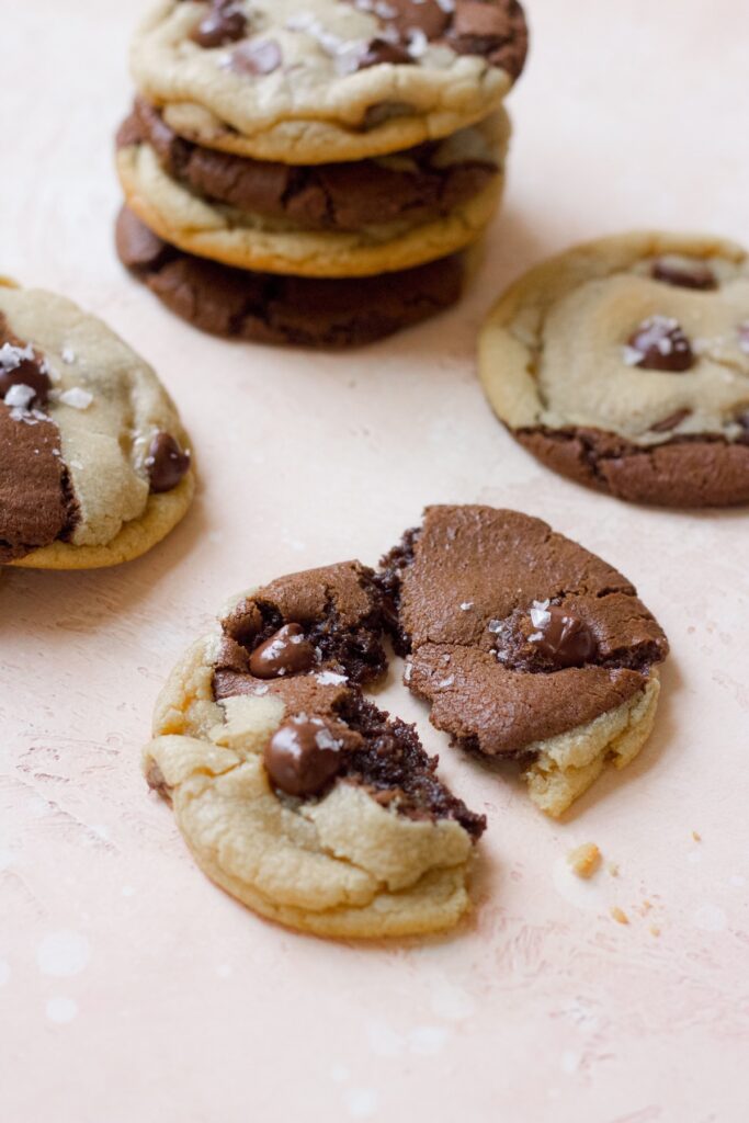 Brookie Cookies: Small Batch Cookie Recipe - Schmidty Bakes