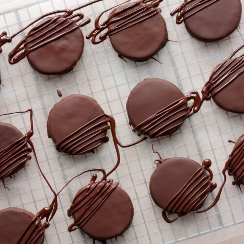 Thin Mint Cookies - Schmidty Bakes