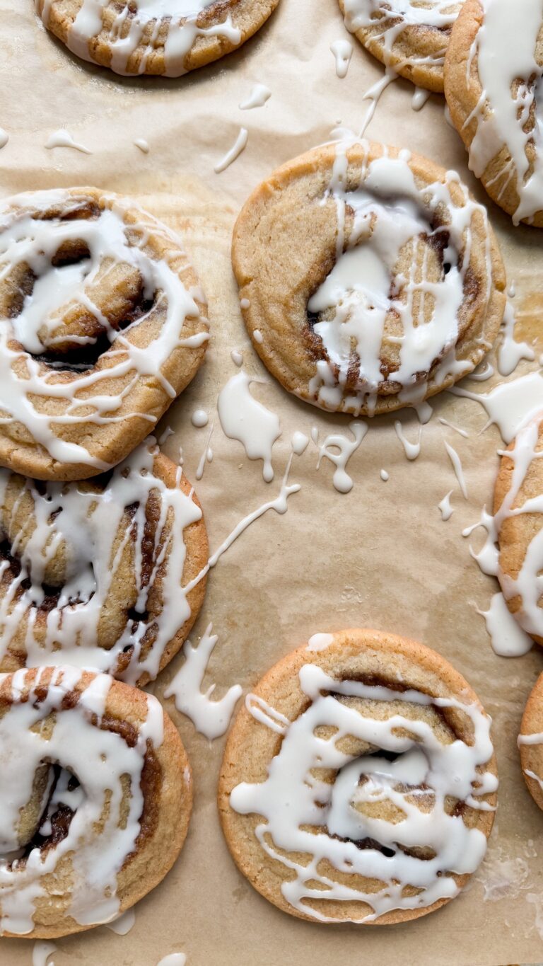 Cinnamon Roll Cookies - Schmidty Bakes